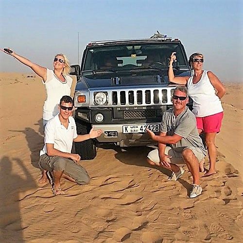 Komplettangebot Wüstentour im Hummer H2 mit Barbecue und Showprogramm